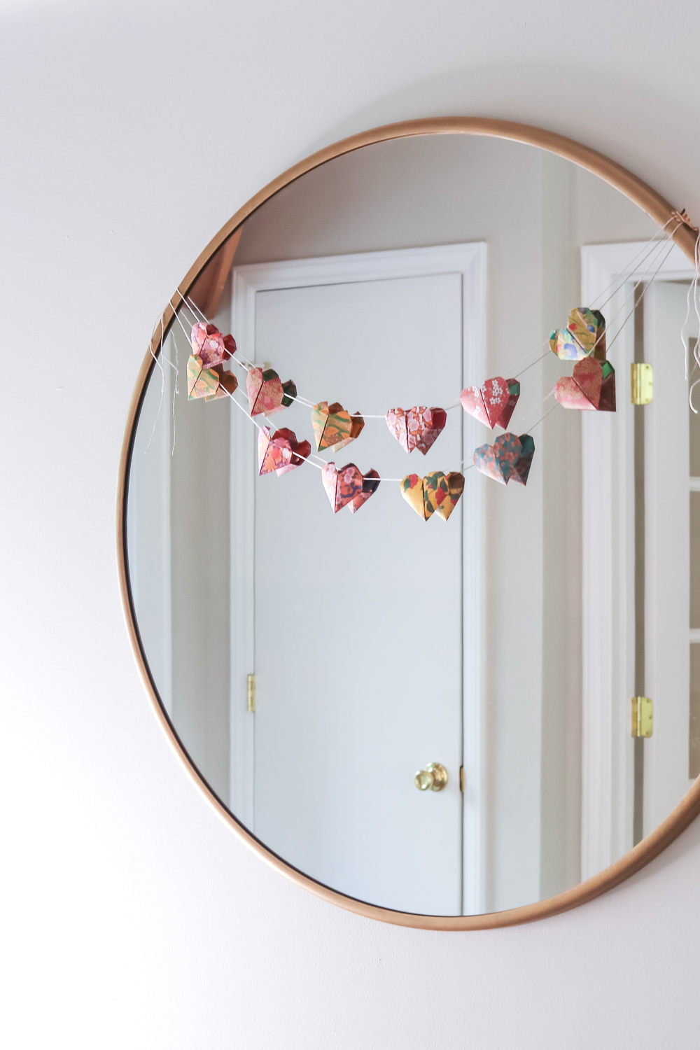 Happy Heart Origami Garland | Radiant Home Studio