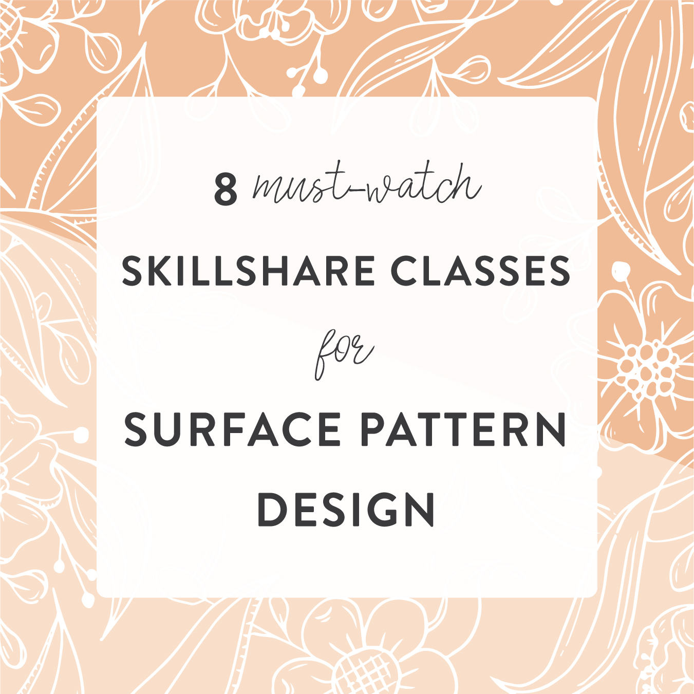 Best Skillshare Classes for Surface Pattern Design | Radiant Home Studio